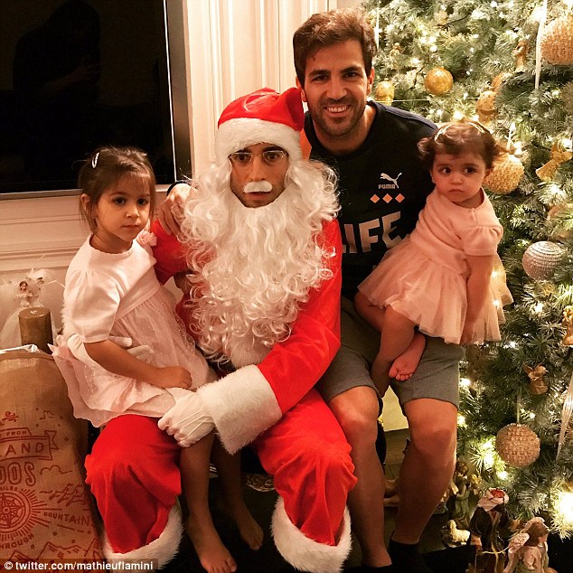 Fabregas and Flamini reunited as stars celebrate Christmas - Prime News ...