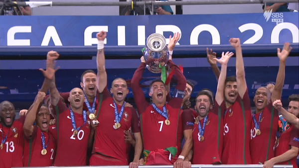 Portugal beat France to win 1st major trophy despite Ronaldo injury ...