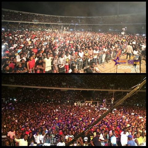 Some 40,000 music lovers show up for S-Concert at Accra Sports Stadium ...