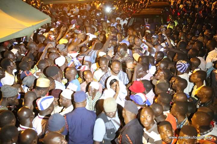 Photos: Massive crowds meet Akufo-Addo in Tamale - Prime News Ghana