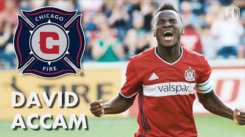 David Accam extends contract with Chicago Fire - Prime News Ghana