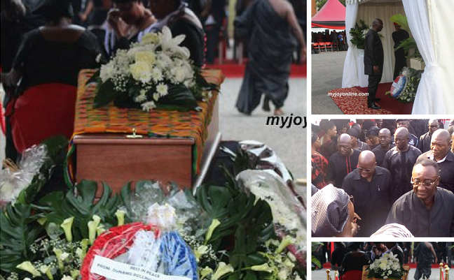 Photos: Bawumia gives touching tribute as Kwabena Boadu goes home ...