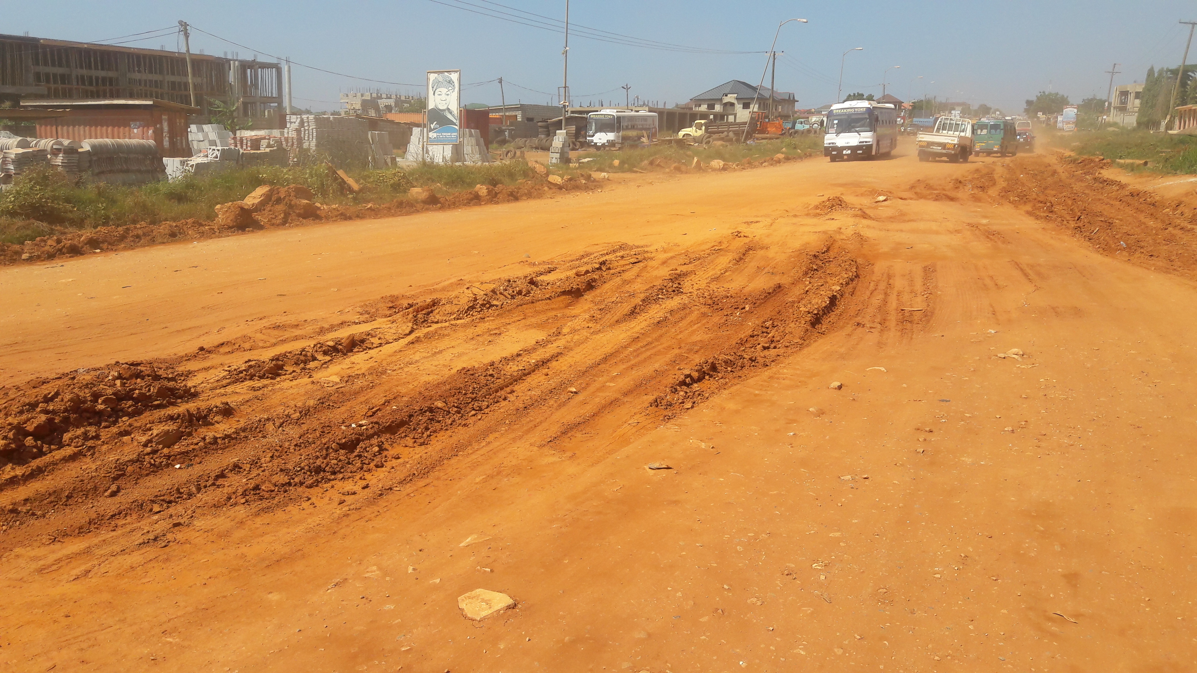 Lashibi-Ashaiman road project to be abandoned for a long time to come ...