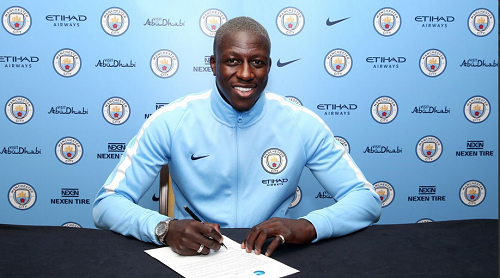 Pictures:Manchester City announce Â£49.2m signing of Benjamin Mendy ...