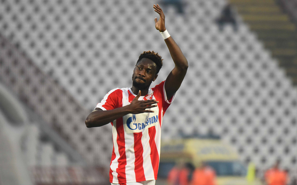 Red Star Belgrade congratulate Black Stars striker after breaking club ...