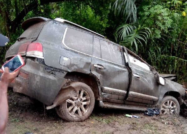 PHOTOS: NDC Minister Mark Woyongo survives fatal car accident - Prime ...