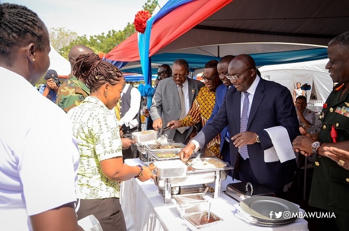 Photos: Bawumia serves lunch at Burma Camp - Prime News Ghana