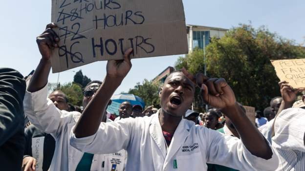 Zimbabwe fires 77 doctors for embarking on a strike - Prime News Ghana