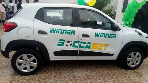 Maxwell Baah grabs Soccabet sixth car in Massive Promo - Prime News Ghana