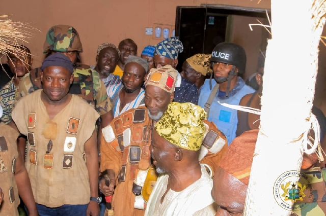 Photos : Yaa Naa celebrates his first fire festival at Yendi - Prime ...
