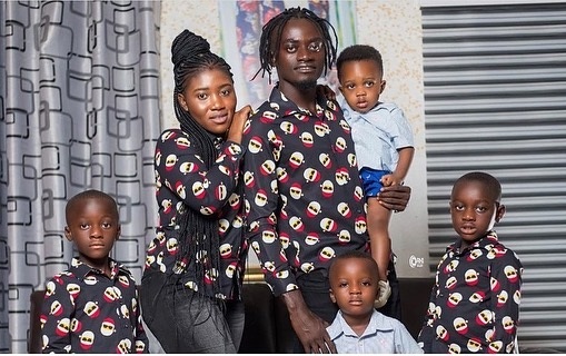 Photos: Lil Win shows off his beautiful family - Prime News Ghana