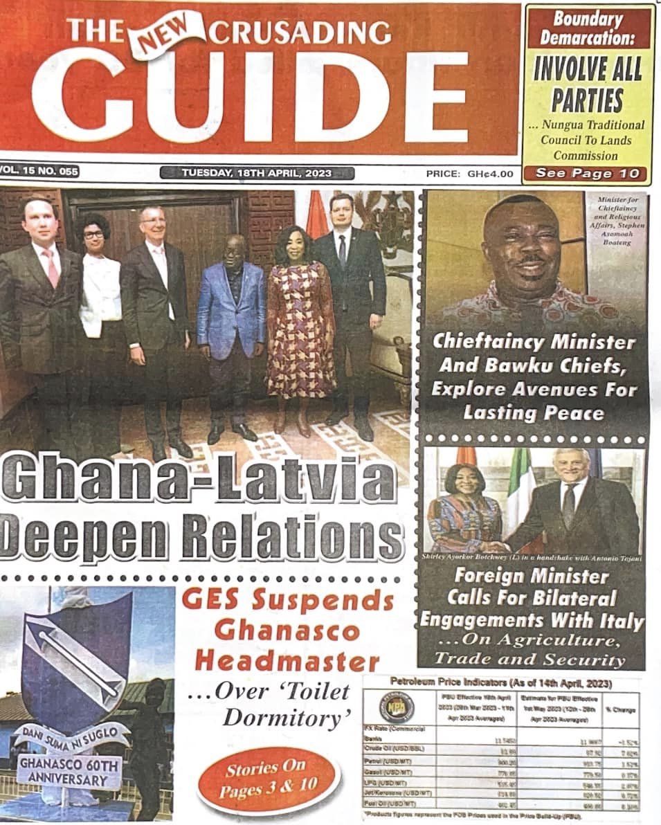 Newspaper headlines: Tuesday, April 18, 2023 - Prime News Ghana