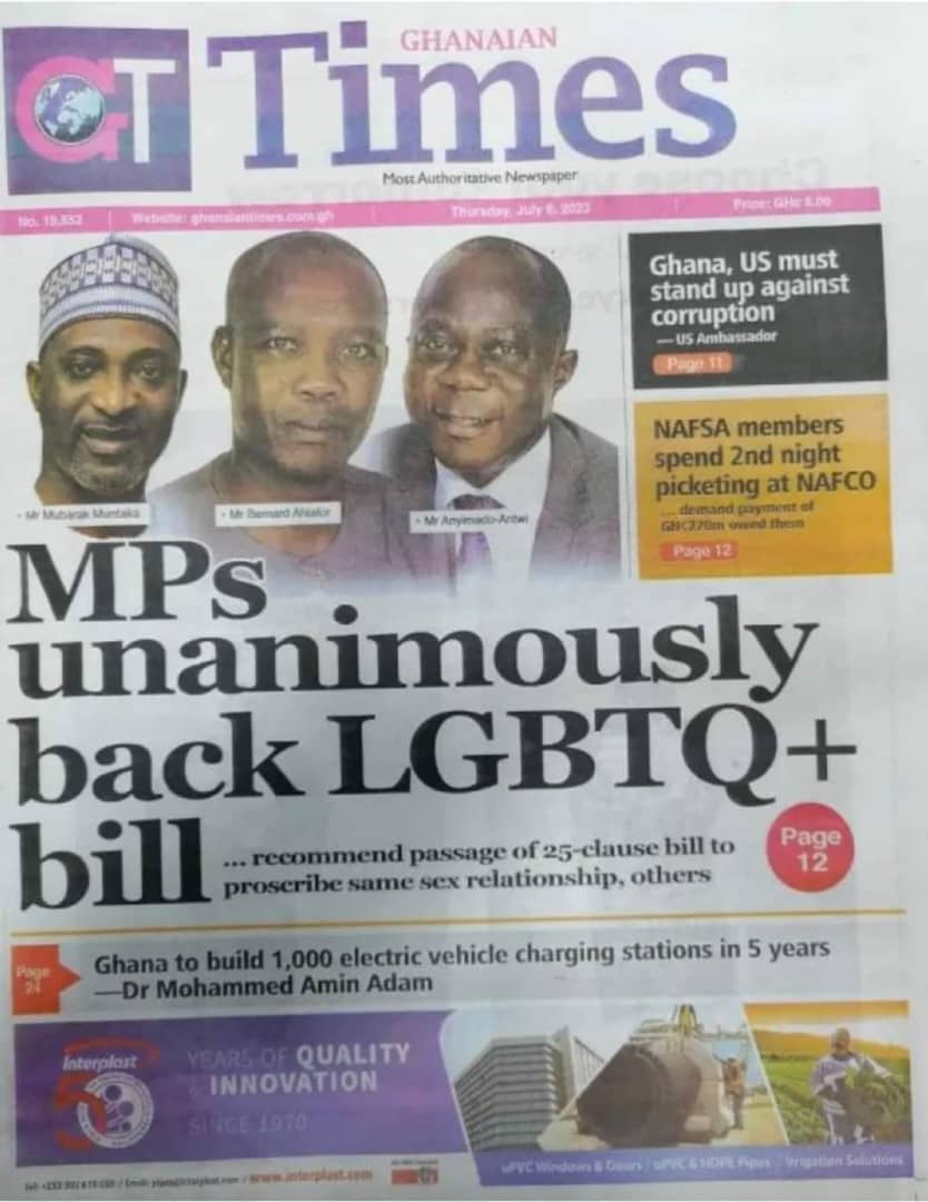 Newspaper headlines: Thursday, July 6, 2023 - Prime News Ghana