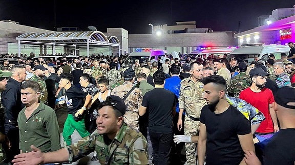 At least 113 killed, over 150 injured as fire engulfs wedding party in ...