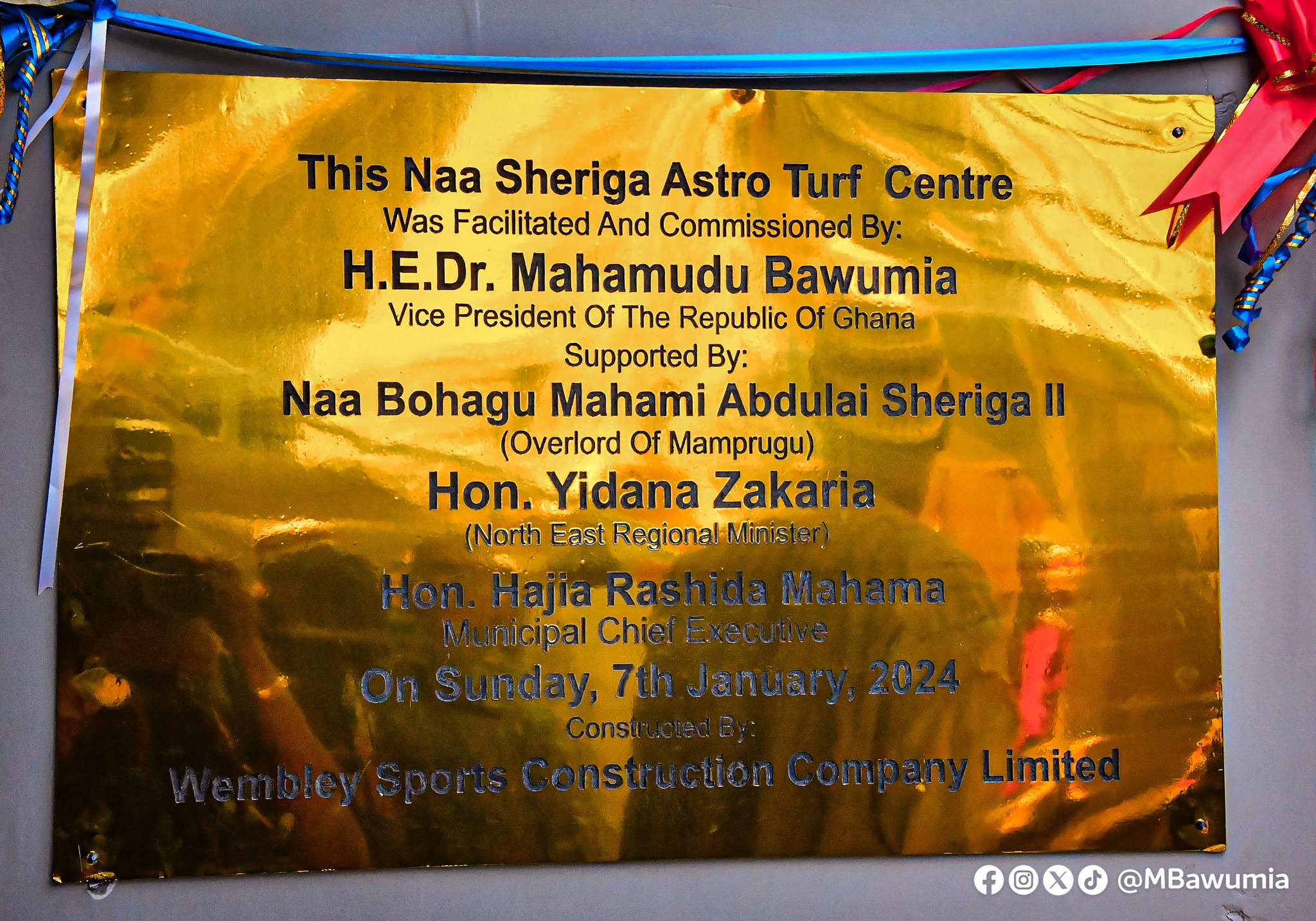 Bawumia commissions ultra-modern sports complex In Nalerigu - Prime ...