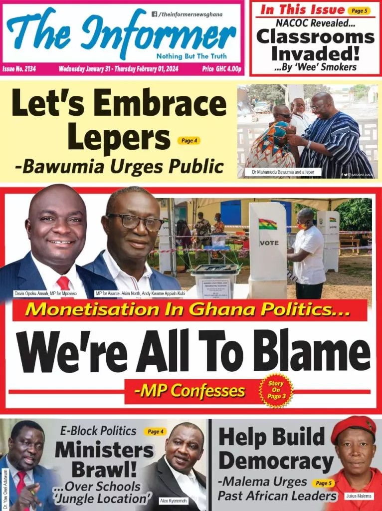 Newspaper headlines: Wednesday, January 31, 2024 - Prime News Ghana