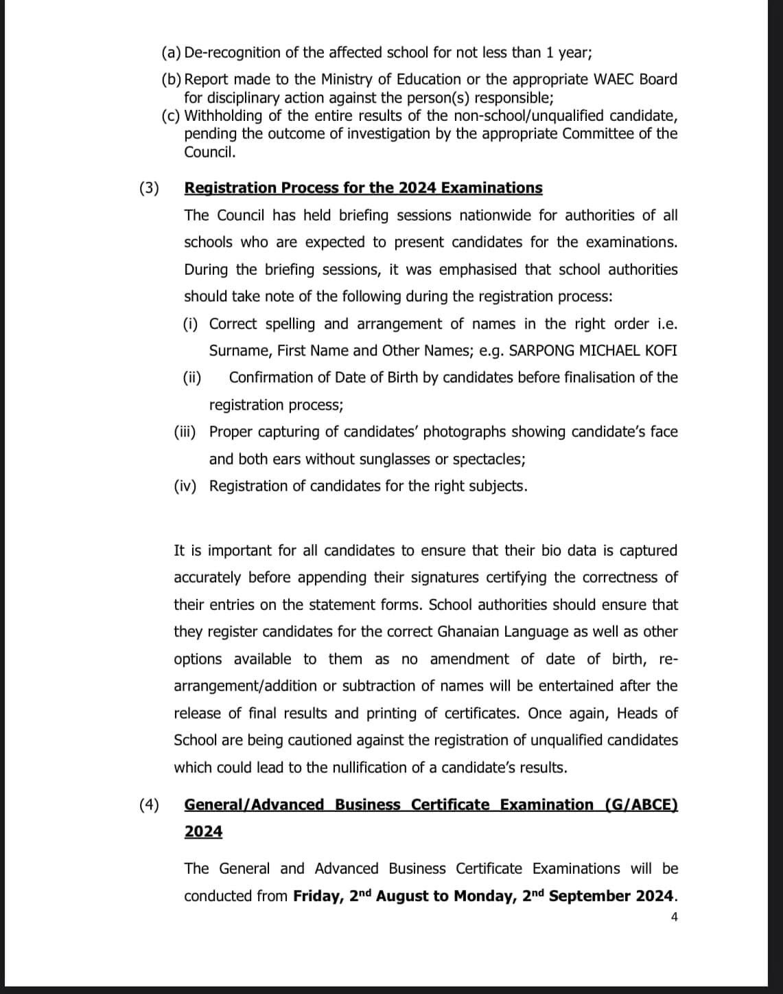 WAEC opens online registration for BECE, WASSCE and G/ABCE candidates ... WAEC opens online registration for BECE, WASSCE and G/ABCE candidates ...