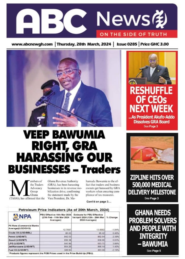 Newspaper headlines: Thursday, March 28, 2024 - Prime News Ghana