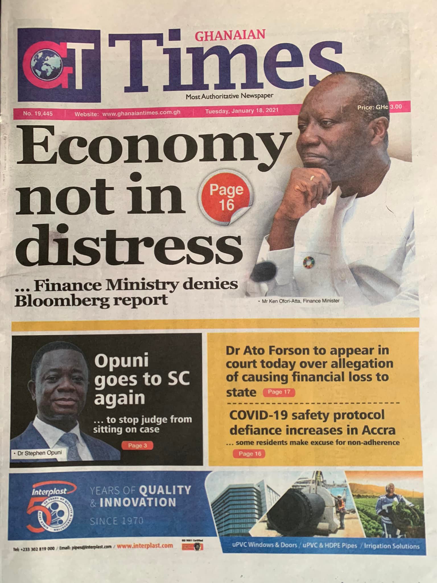 Newspaper Headlines Tuesday January 18 2022 Prime News Ghana newspaper-headlines-tuesday-january-18-2022-prime-news-ghana