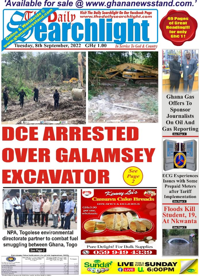 Newspapers headlines: Thursday, September 8, 2022 - Prime News Ghana