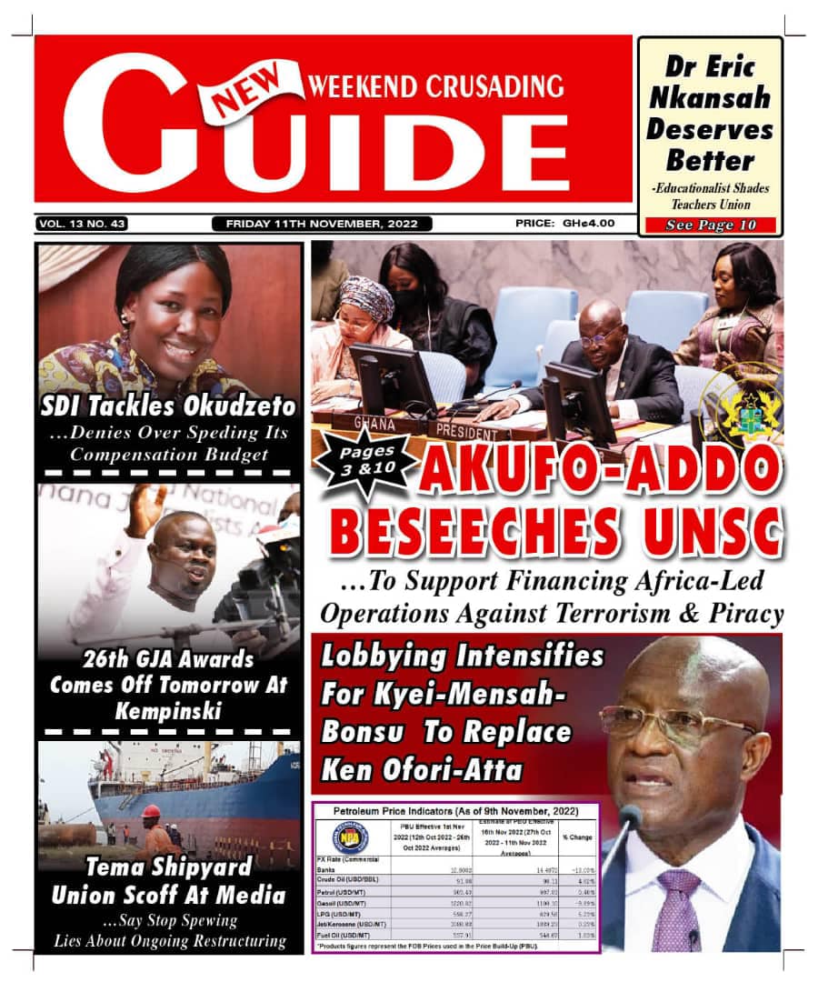 Newspapers headlines: Friday, November 11, 2022 - Prime News Ghana