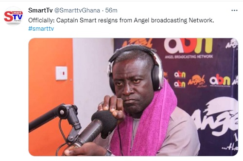 Captain Smart resigns from Angel Broadcasting Network - Prime News Ghana