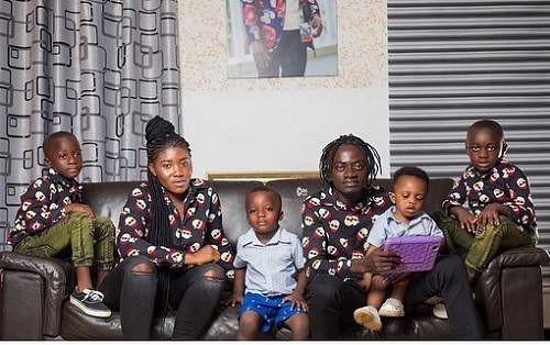 Photos: Lil Win shows off his beautiful family - Prime News Ghana